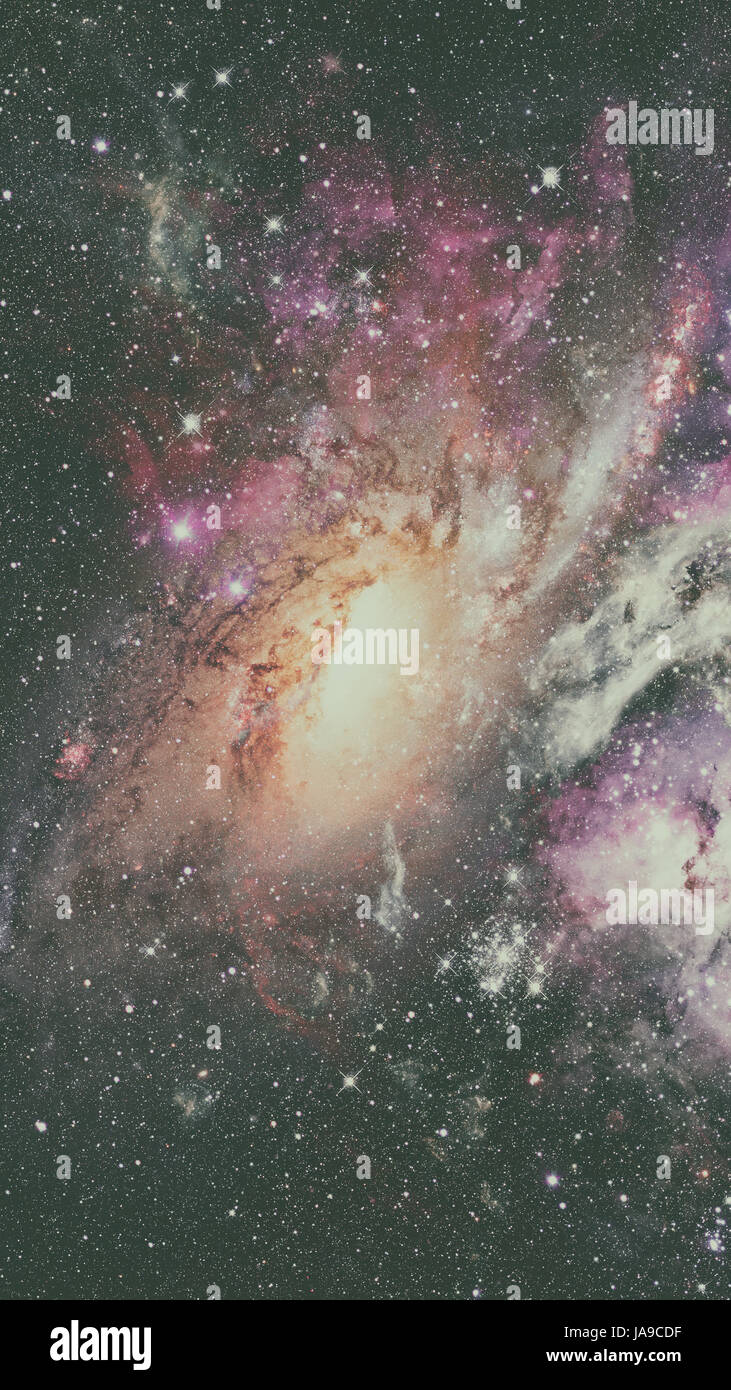 Open space filled with stars, nebulae and galaxies. Elements of this ...