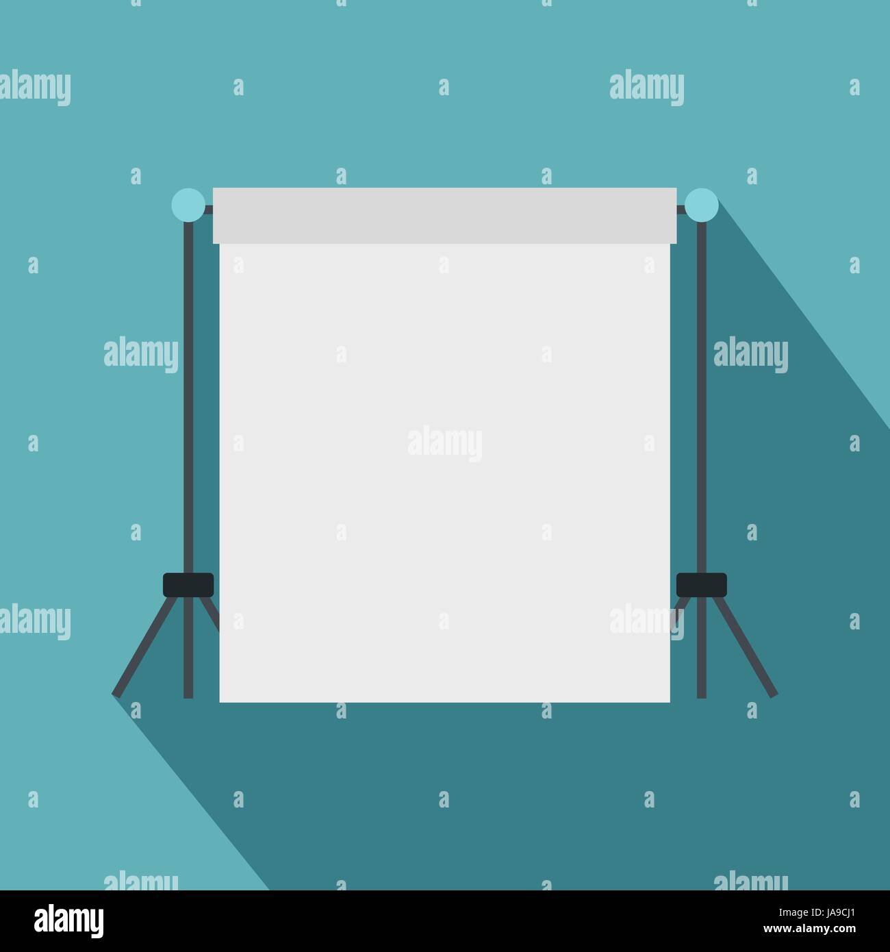 White studio backdrop icon, flat style Stock Vector Image & Art - Alamy