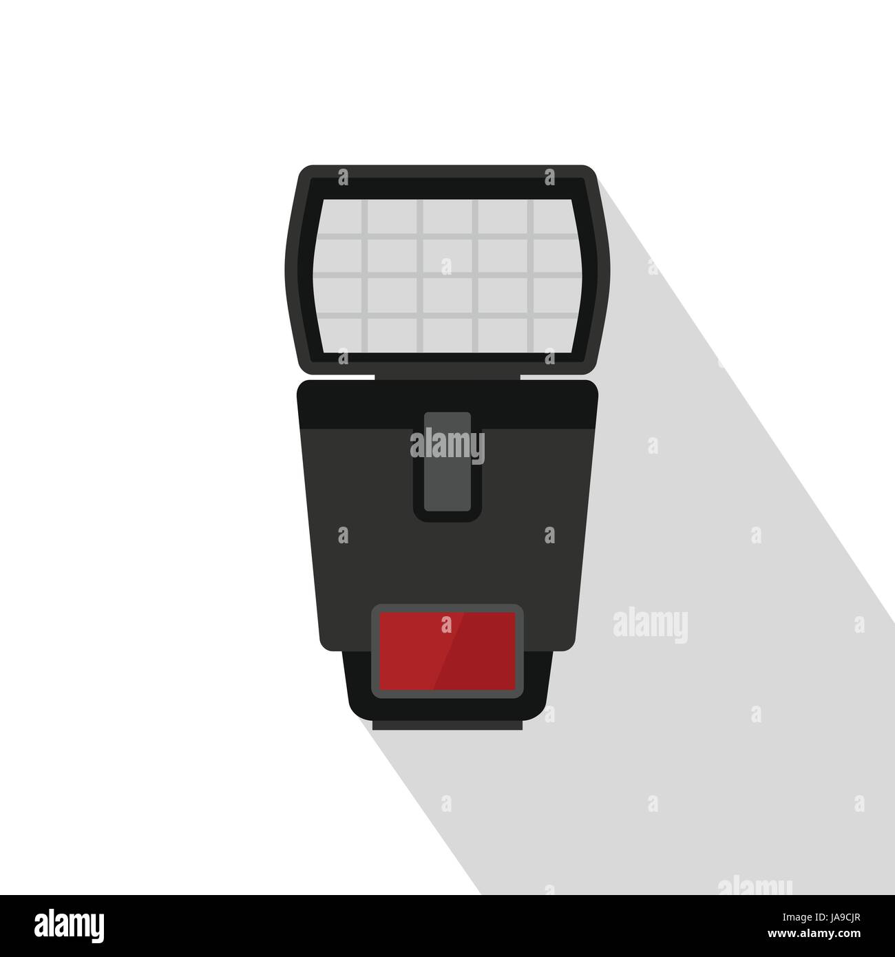 Photo camera flash icon, flat style Stock Vector Image & Art - Alamy