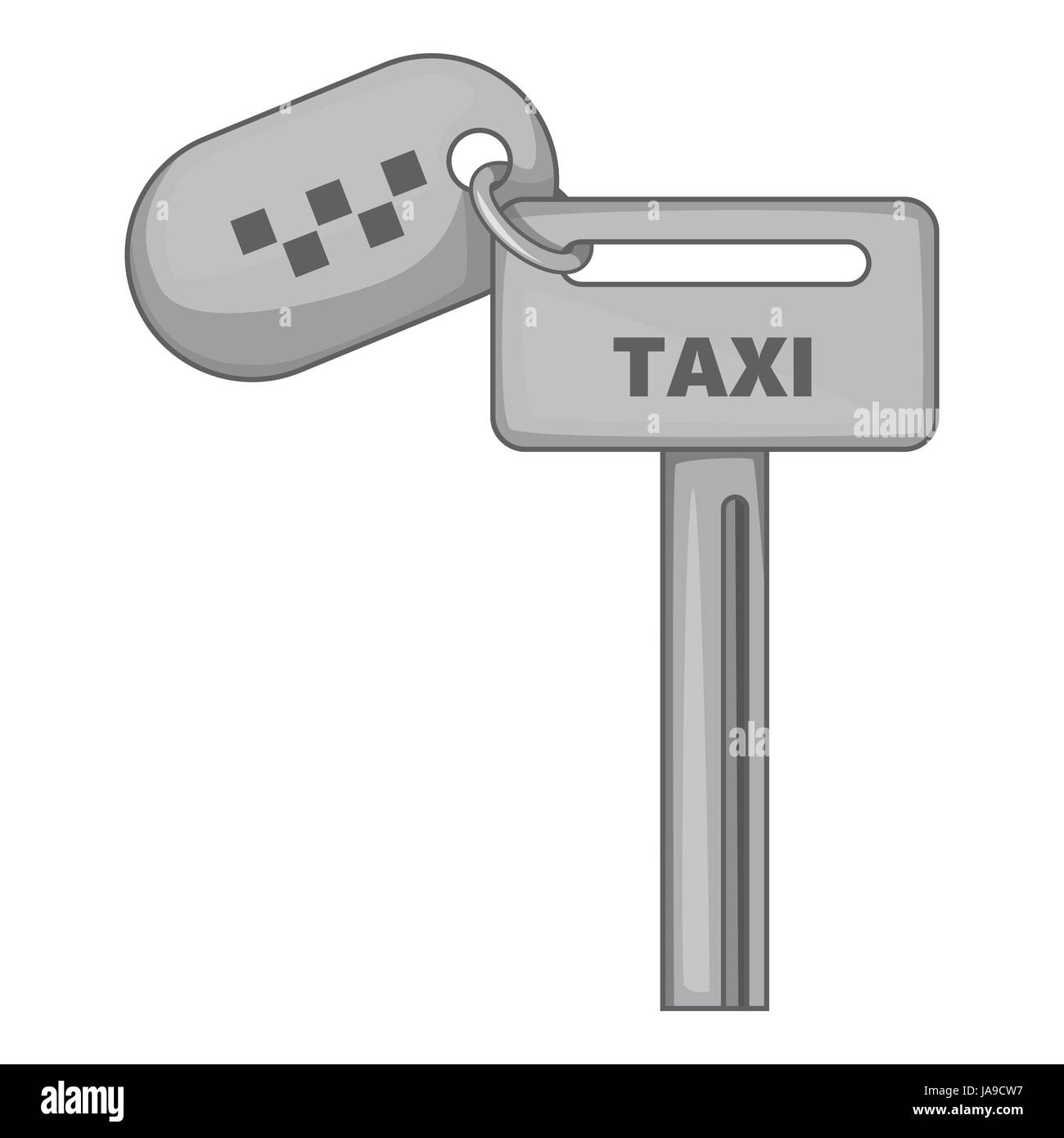 Keys to taxi icon, gray monochrome style Stock Vector Image & Art - Alamy