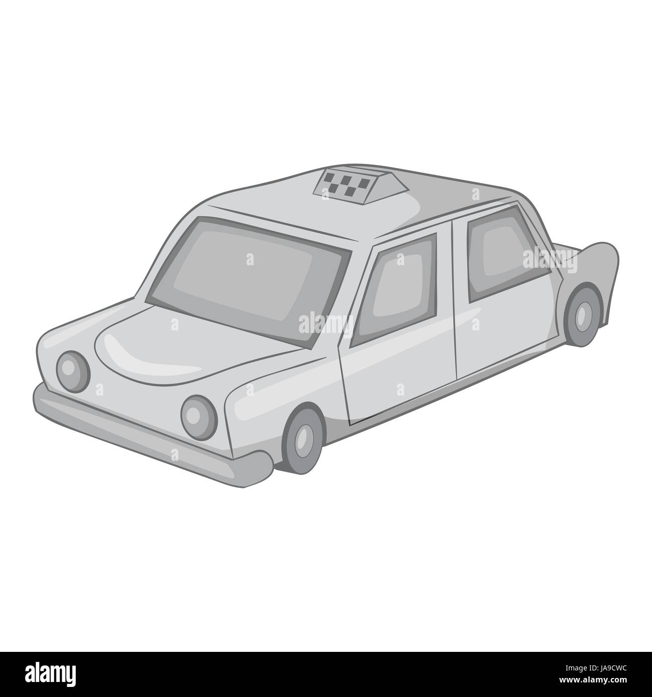 Taxi car icon, gray monochrome style Stock Vector Image & Art - Alamy