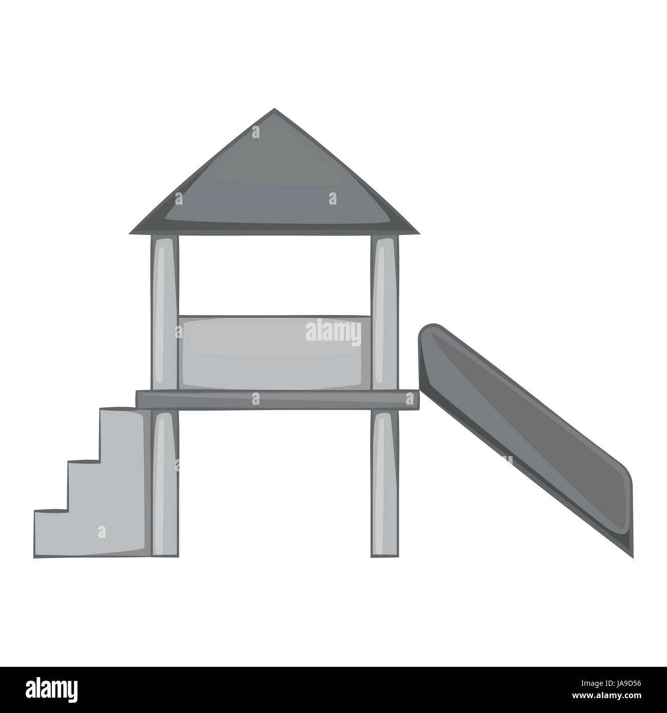 Little gray house Stock Vector Images - Alamy