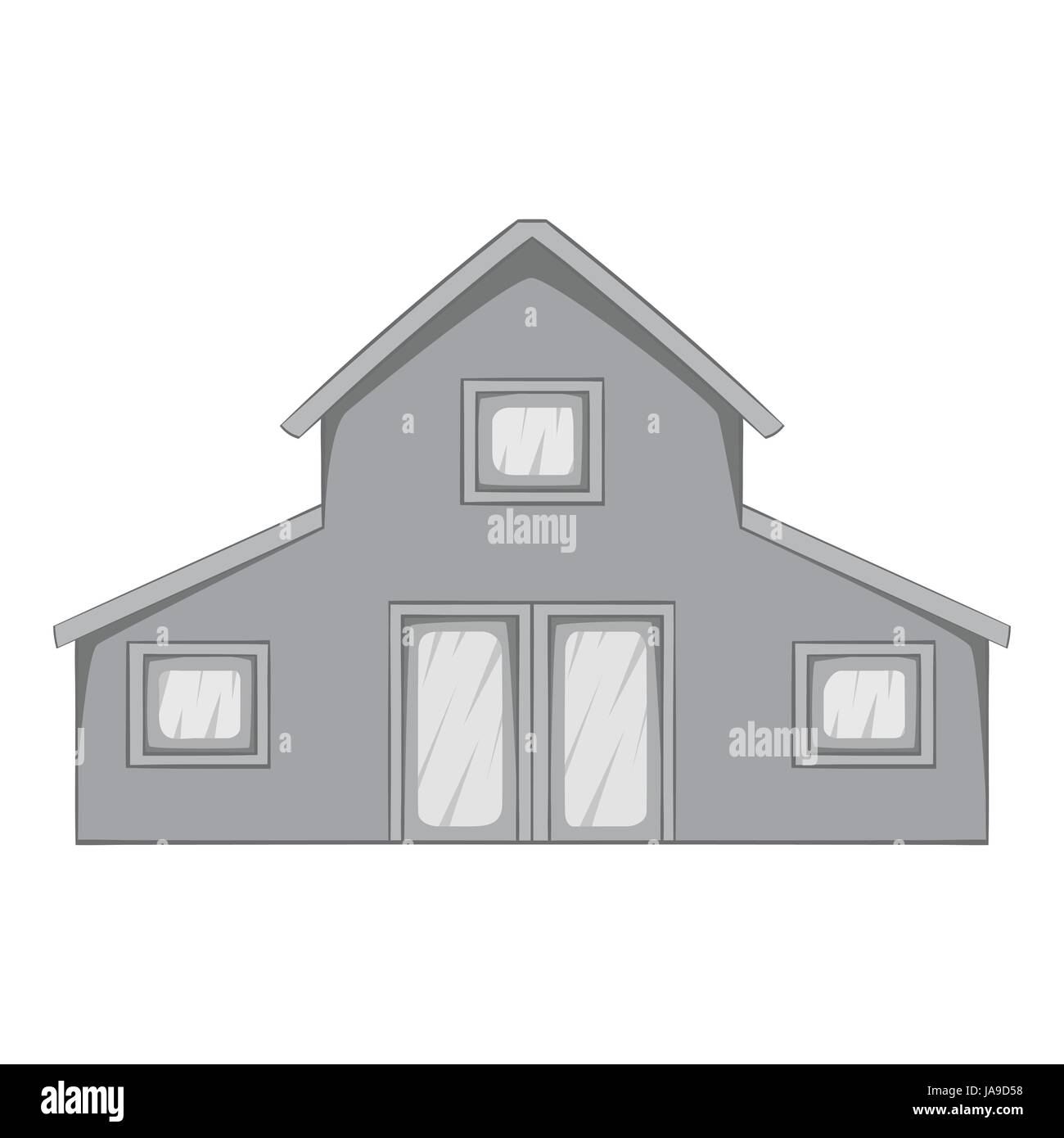 House icon, gray monochrome style Stock Vector Image & Art - Alamy