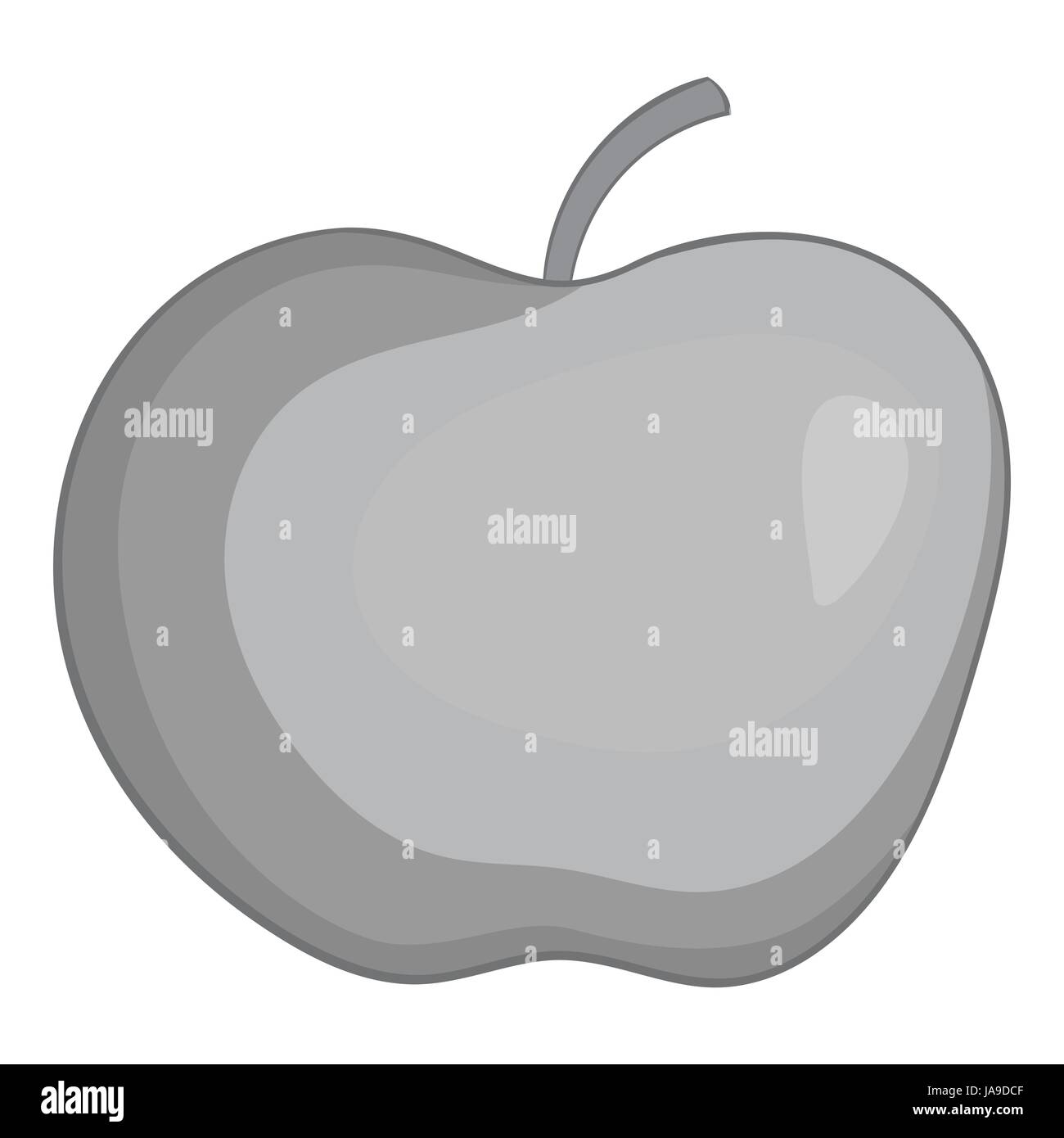 Apple icon, gray monochrome style Stock Vector Image & Art - Alamy