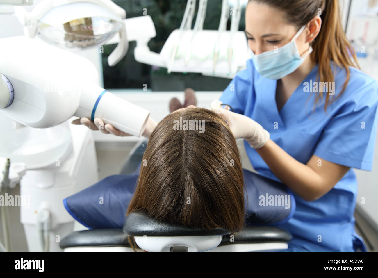 A dentist taking x ray patient hi-res stock photography and images - Alamy