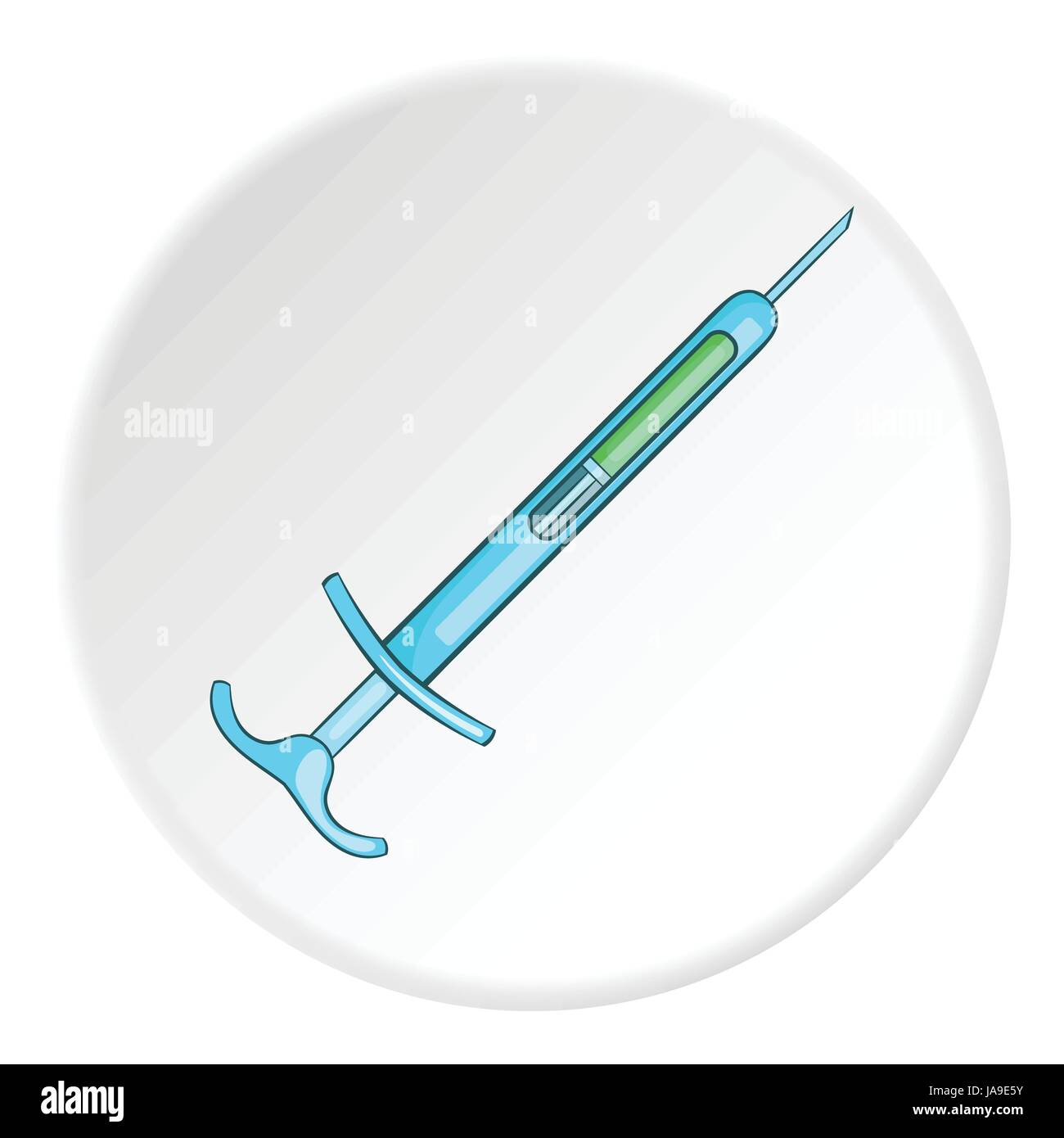 Syringe icon, cartoon style Stock Vector Image & Art - Alamy