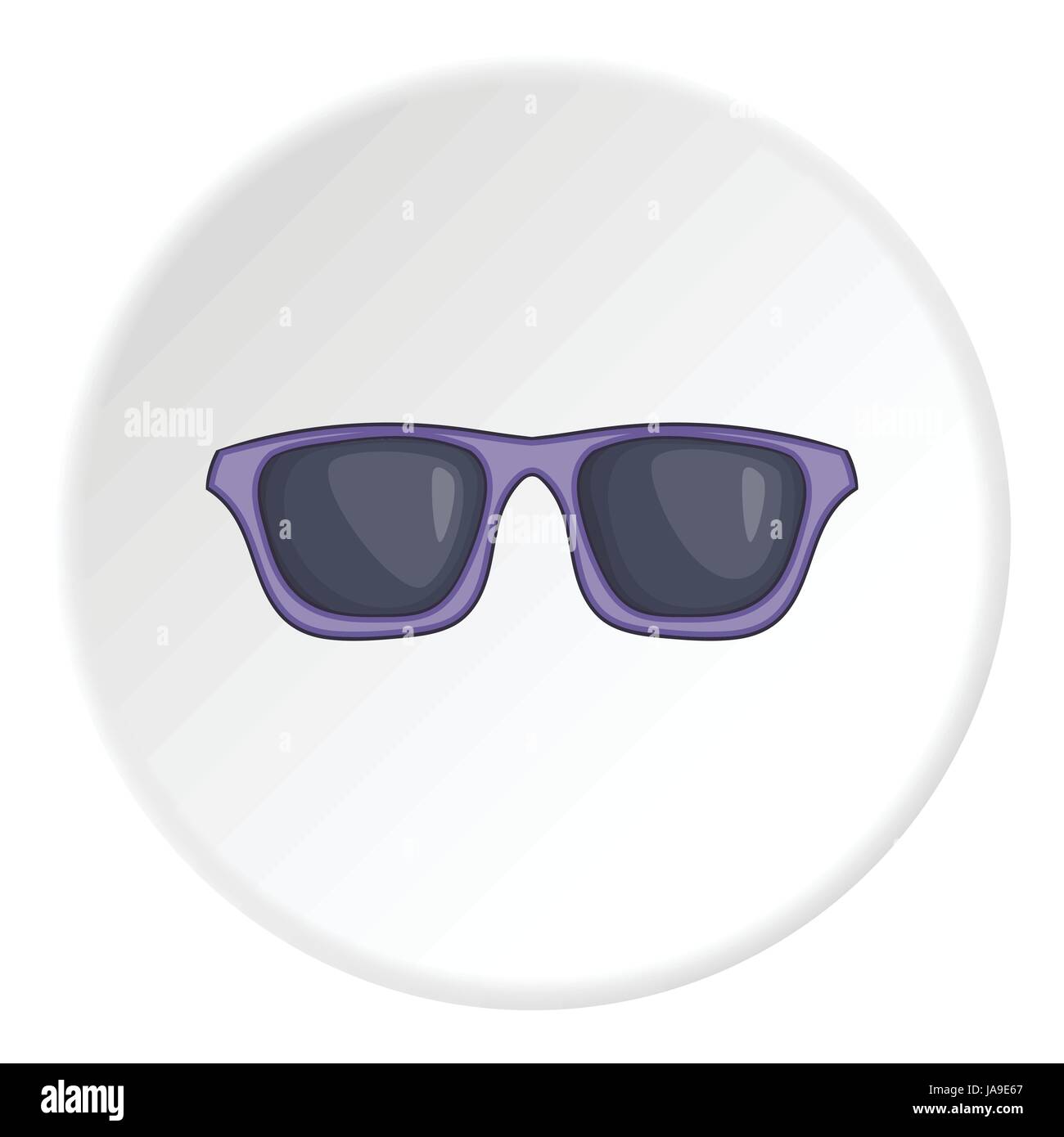 Summer glasses icon, cartoon style Stock Vector Image & Art - Alamy