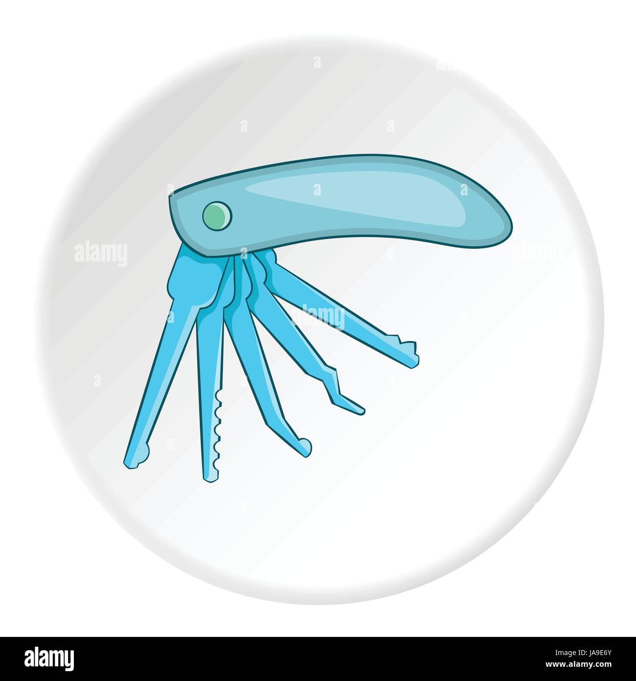 Steel knife camping cartoon hi-res stock photography and images - Alamy