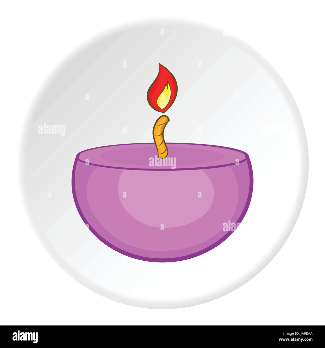 Candle icon, cartoon style Stock Vector Image & Art - Alamy