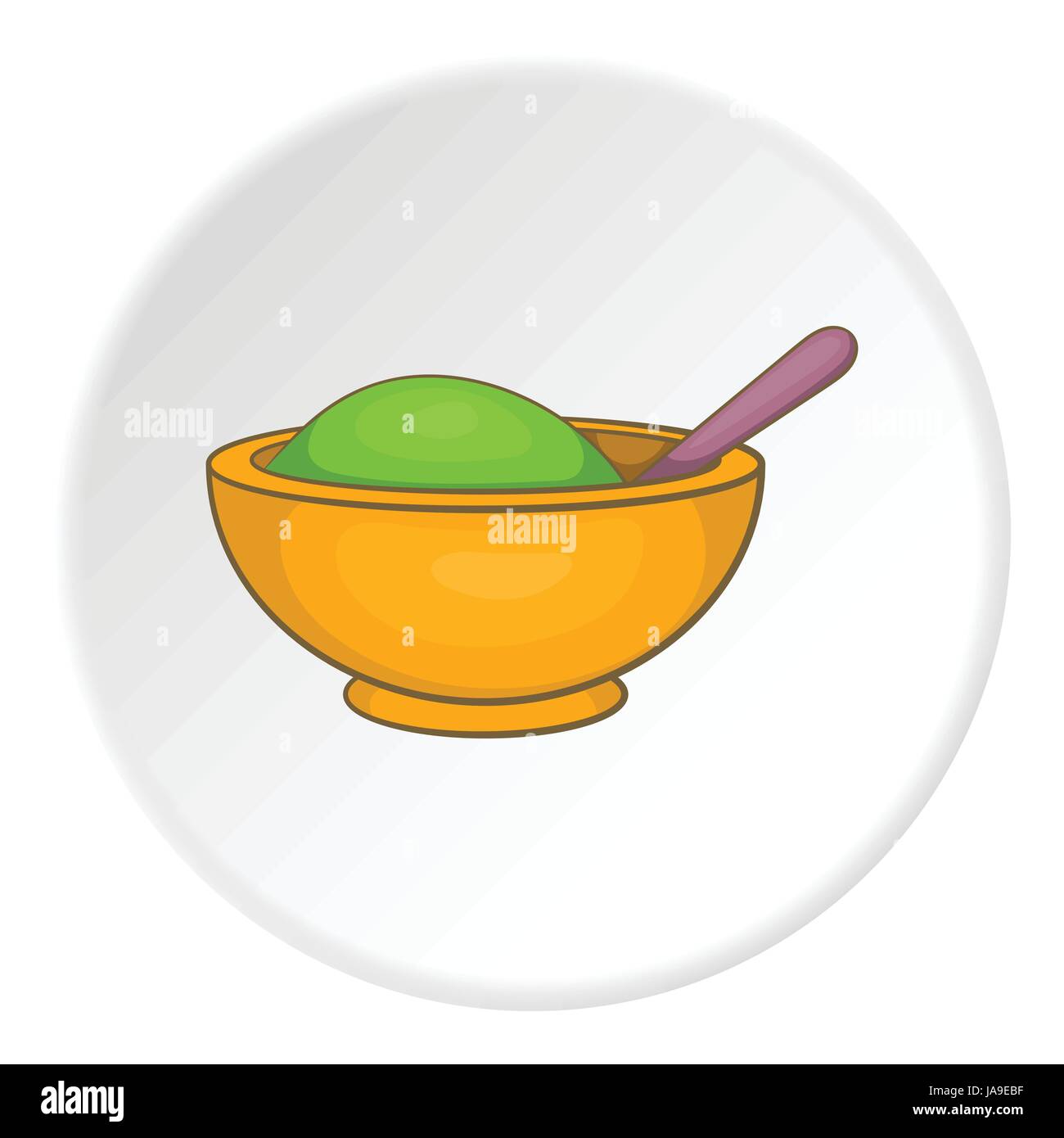 Clay in cup for Spa icon, cartoon style Stock Vector Image & Art - Alamy