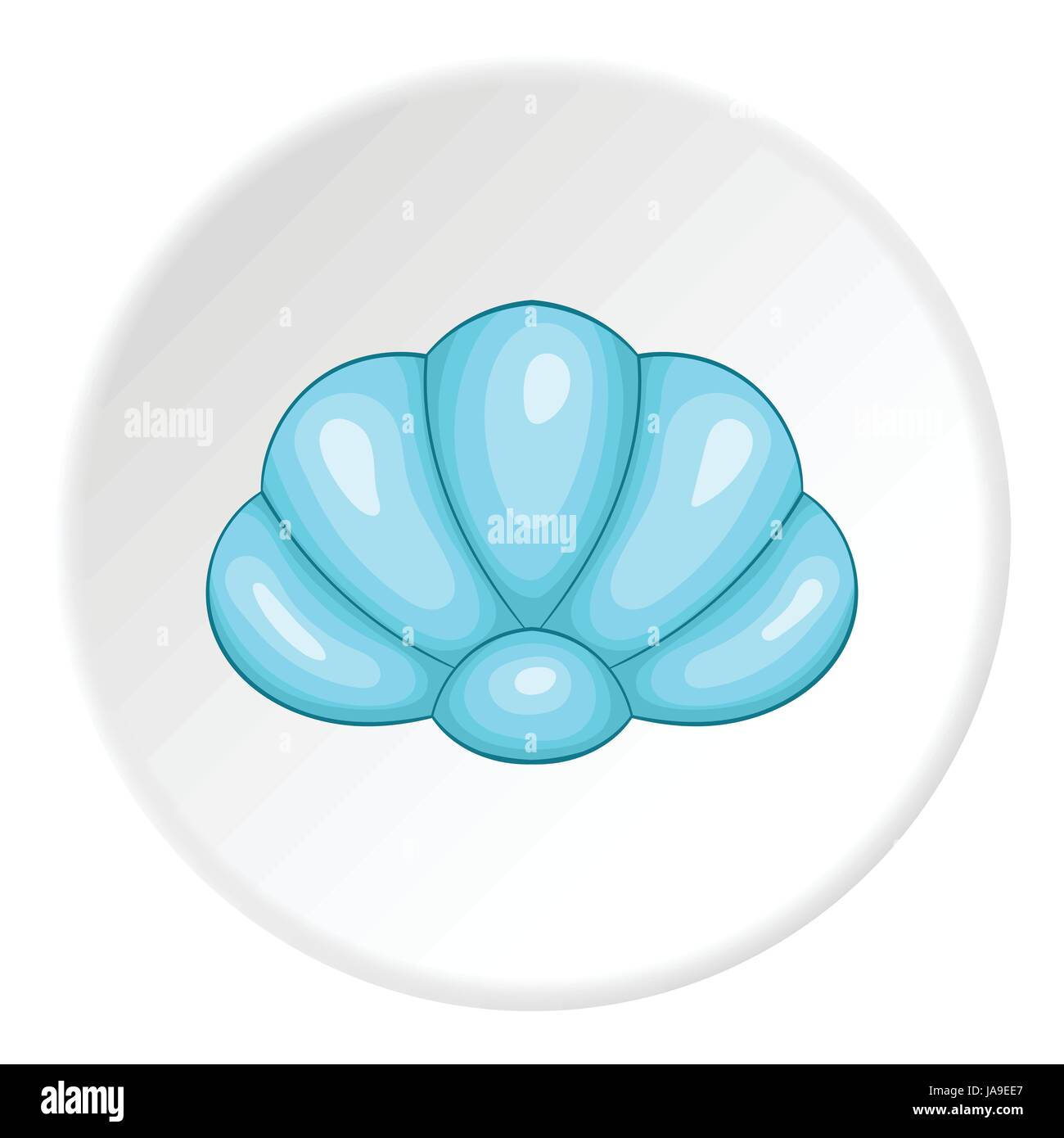 Shell icon, cartoon style Stock Vector Image & Art - Alamy
