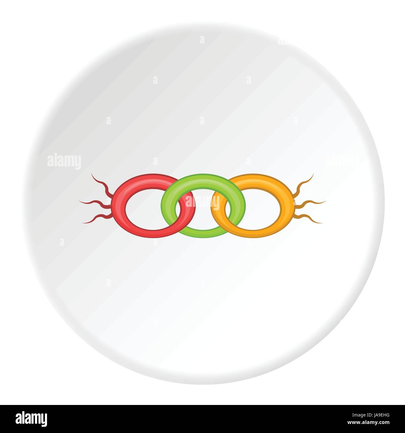 DNA strand icon, cartoon style Stock Vector Image & Art - Alamy