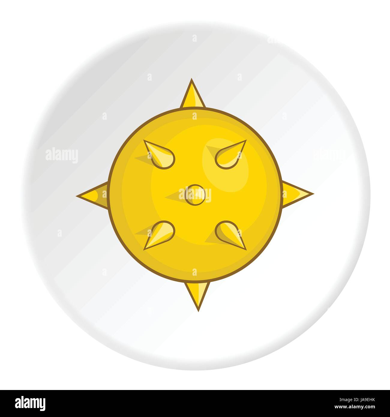 Round cell virus icon, cartoon style Stock Vector Image & Art - Alamy