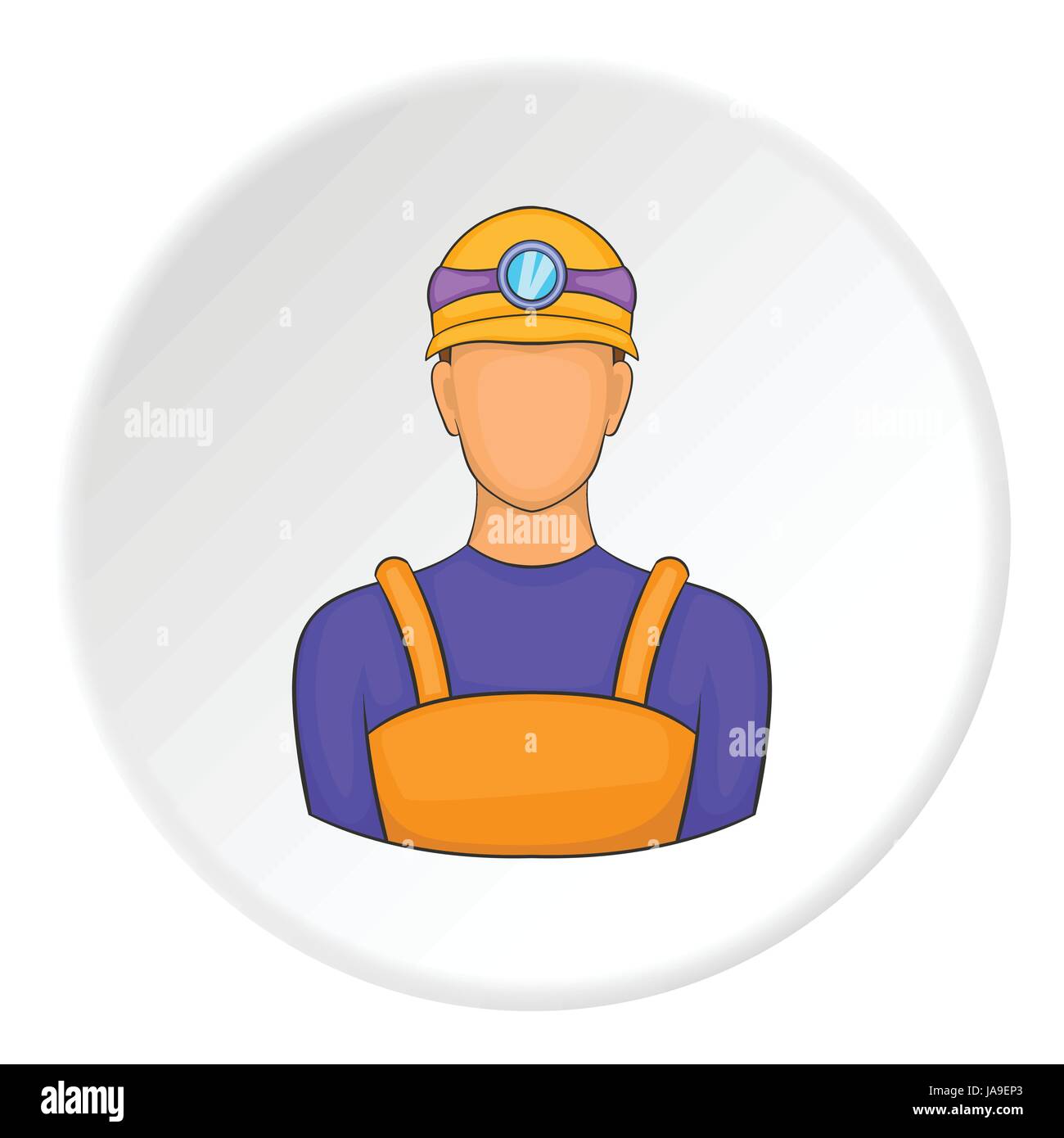 Miner underground digging Cut Out Stock Images & Pictures - Alamy