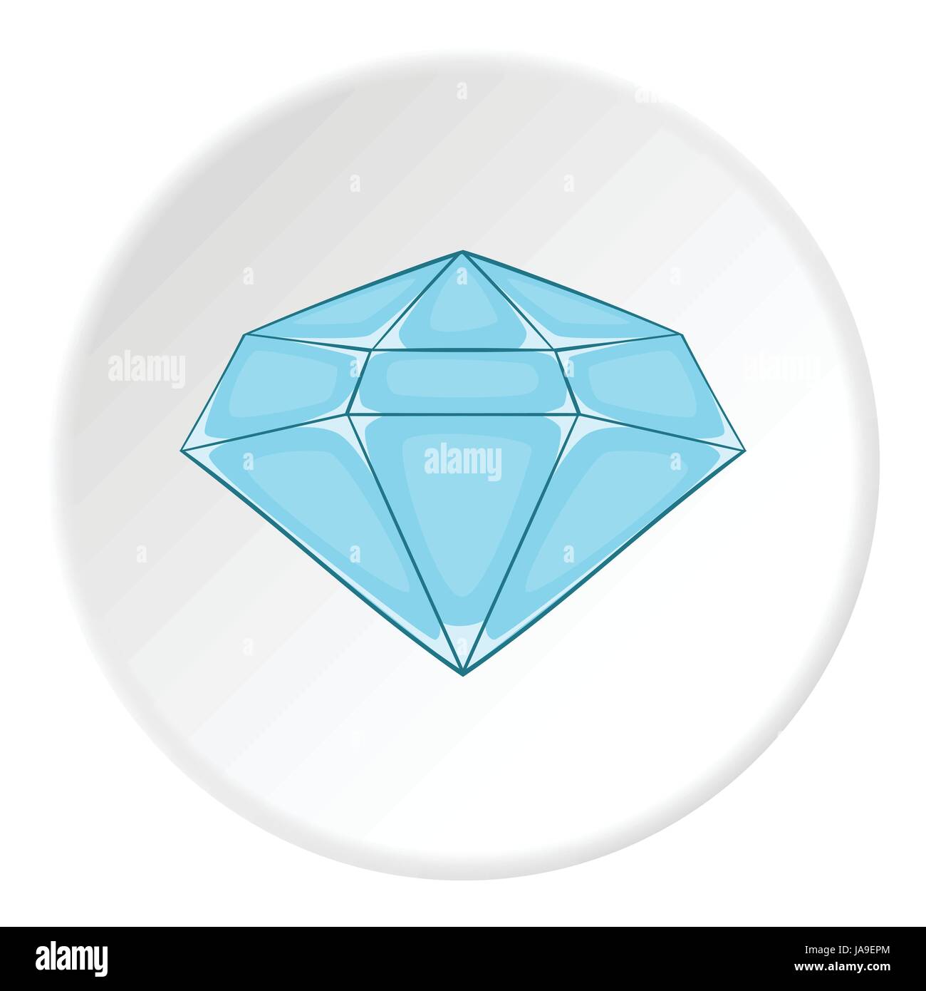 Polished diamond icon, cartoon style Stock Vector Image & Art - Alamy