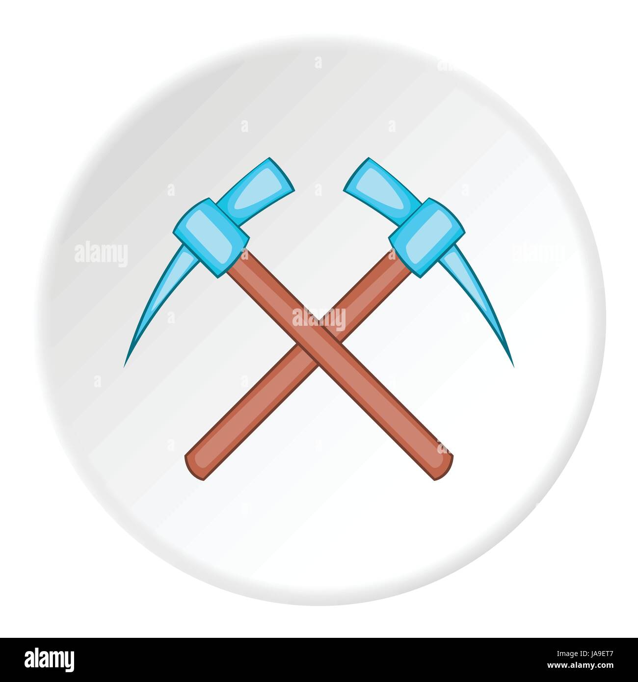 Two picks icon, cartoon style Stock Vector Image & Art - Alamy