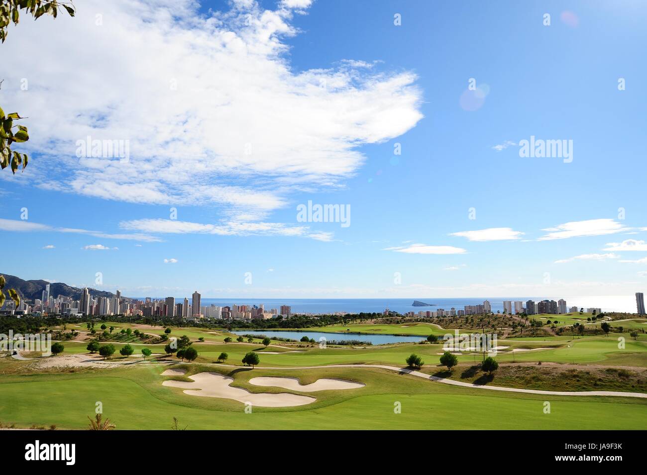 spain, coast, skyline, shore line, hispanic, spanish, blue, humans ...