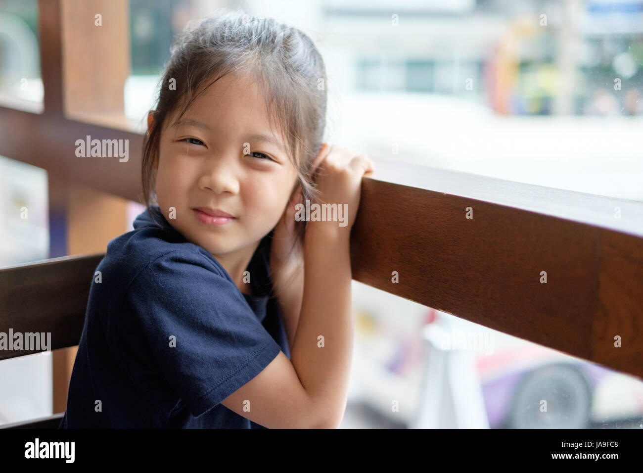 Smiling Asian child or kid in happy and joyful expression Stock Photo ...