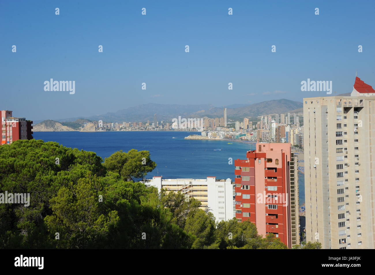 spain, coast, skyline, hispanic, spanish, blue, humans, human beings ...