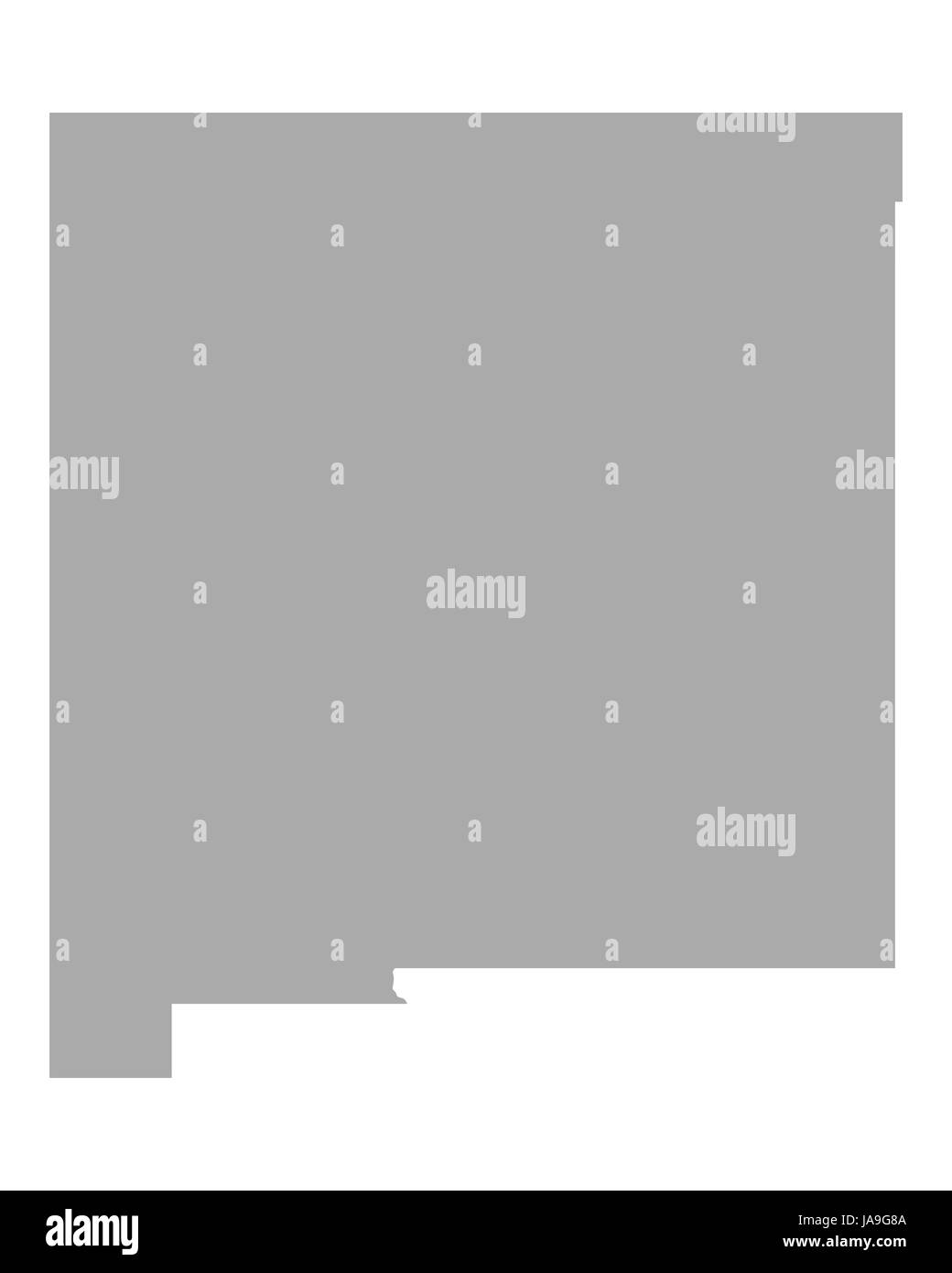 Karte von New Mexico Stock Photo - Alamy