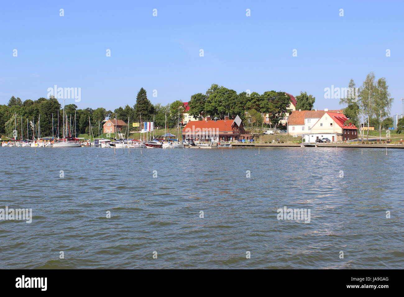 mazury,marina in ryn Stock Photo - Alamy