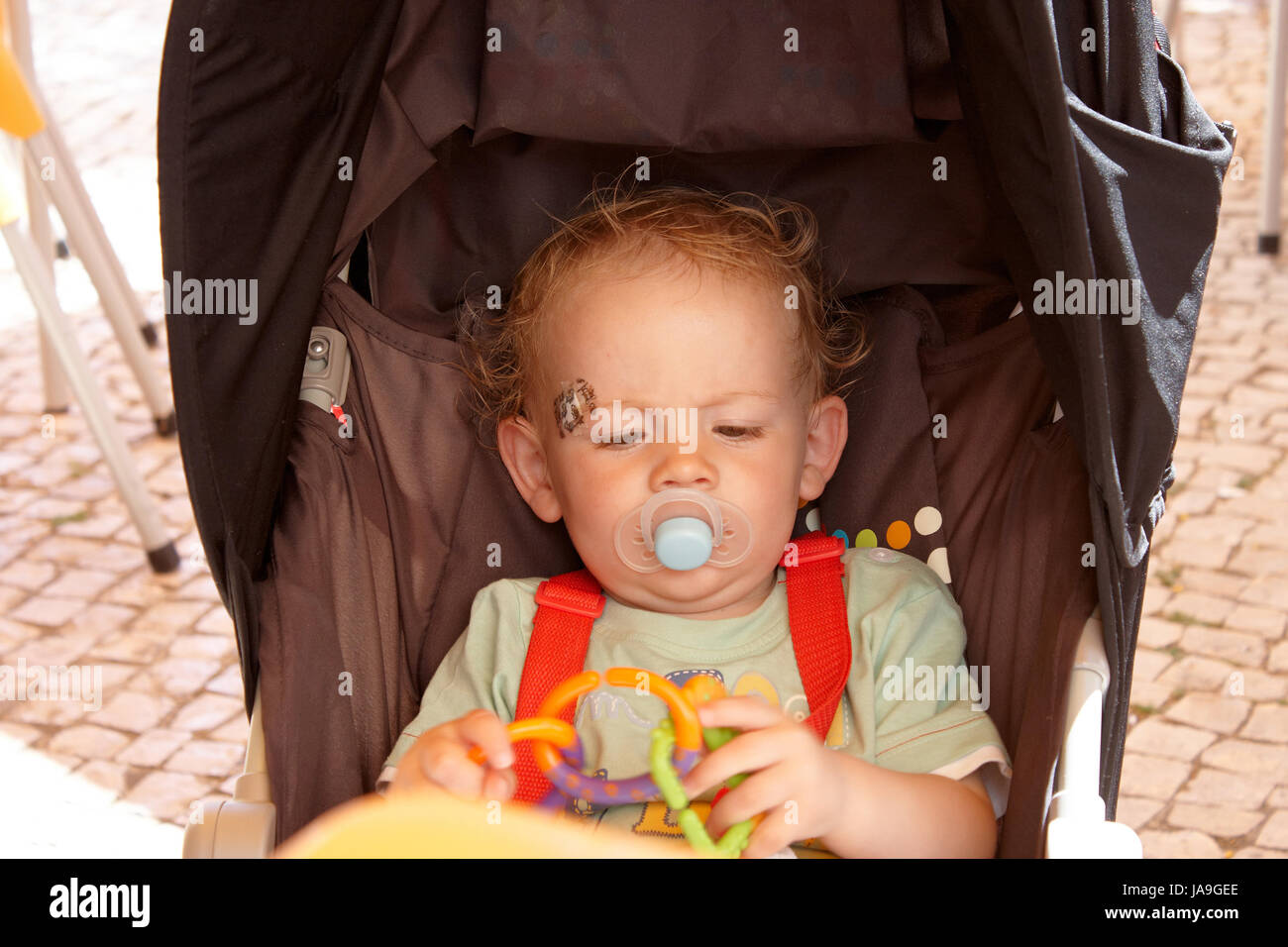 toy, baby, put, sitting, sit, soother, dummy, horizontal, daytime, boy ...