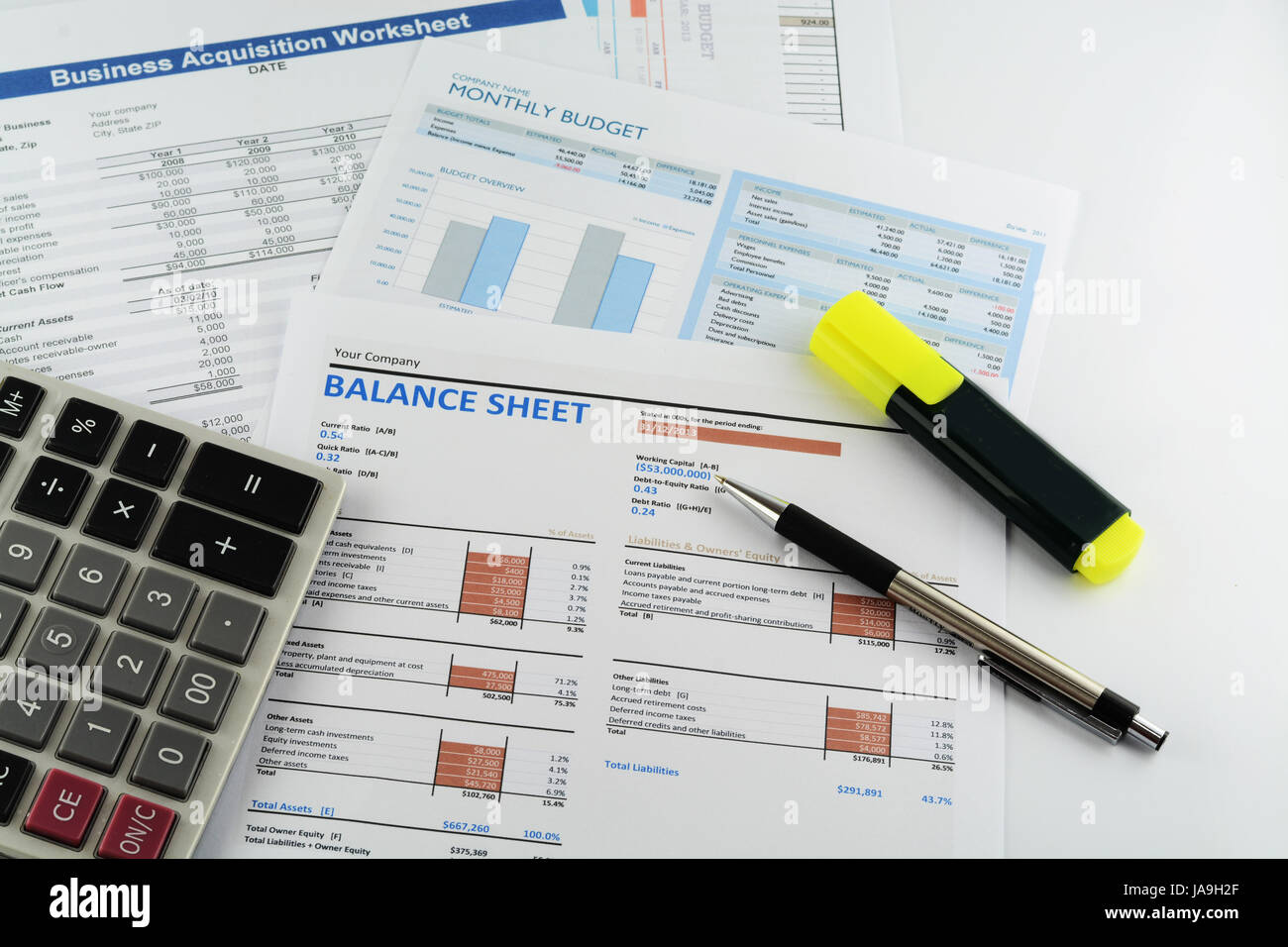 bank, lending institution, office, calculation, presentation, chart ...