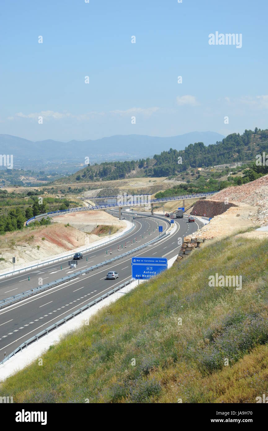 spain - expressway - highway Stock Photo - Alamy