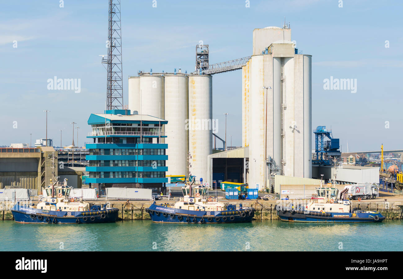 Southampton Grain Terminal, Eastern Docks, Southampton, Hampshire ...