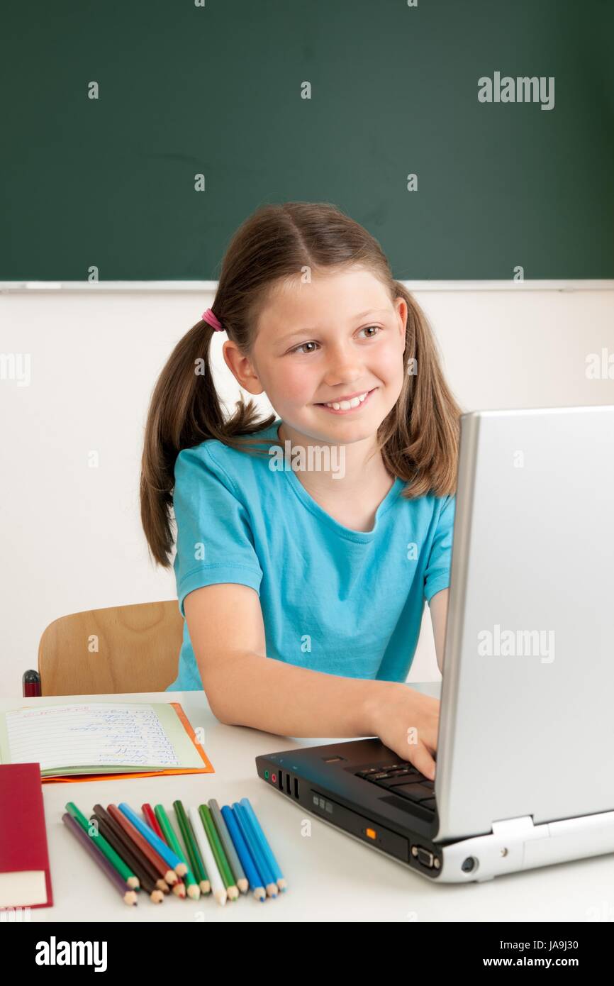 laptop, notebook, computers, computer, learn, schoolgirl, letter ...
