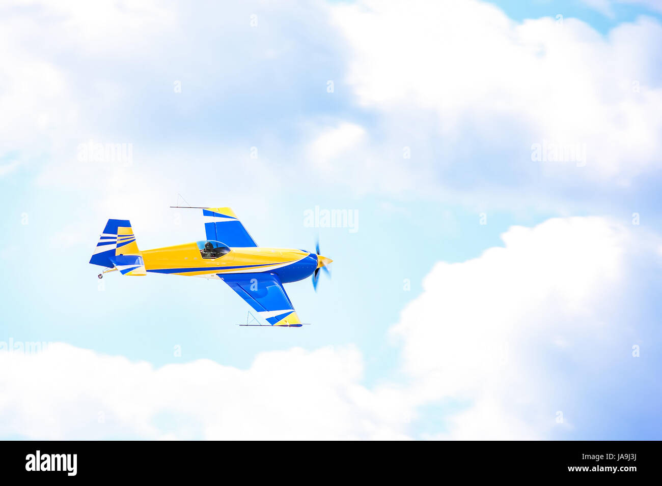 Pleasure flying aerobatic airplane aircraft plane hi-res stock ...