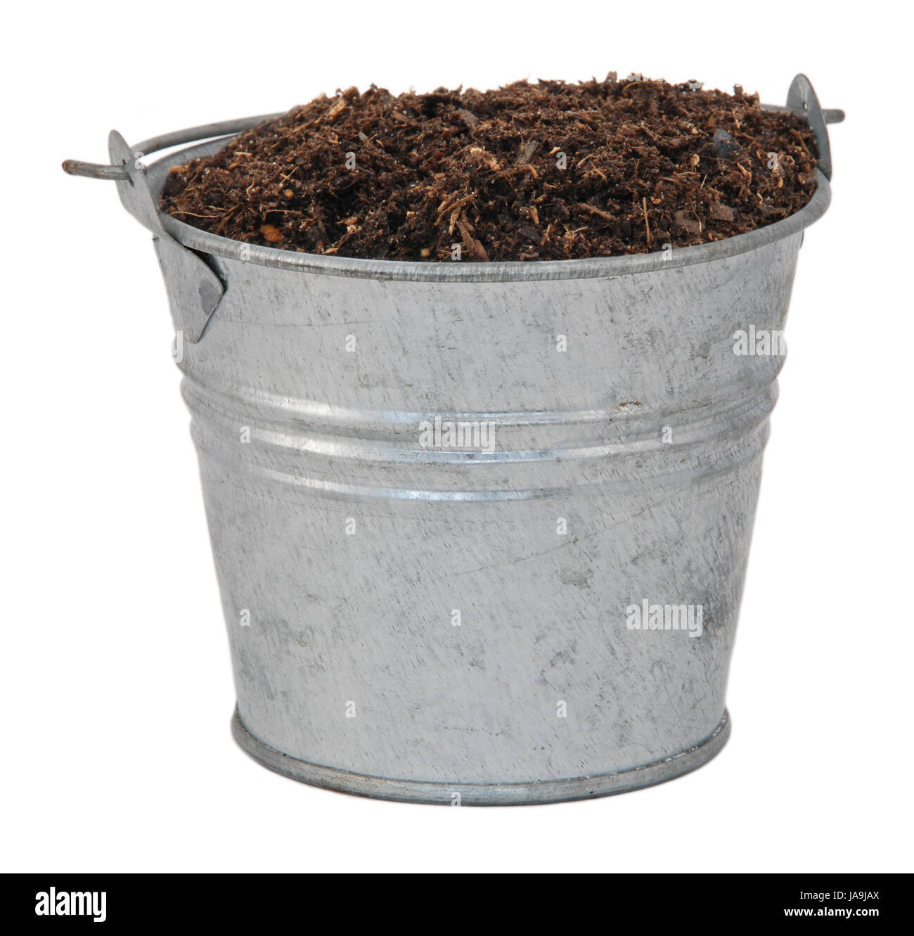 object, isolated, closeup, ground, soil, earth, humus, silver, small ...