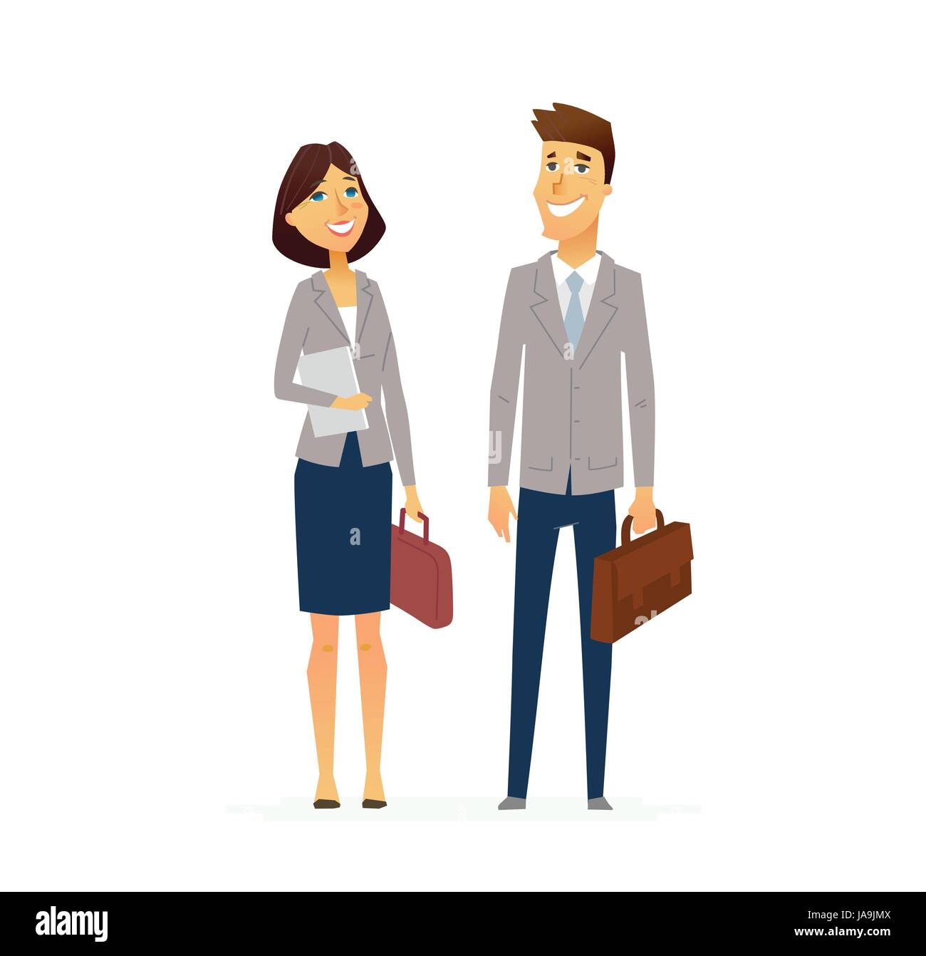 Business man employer briefcase hi-res stock photography and images - Alamy