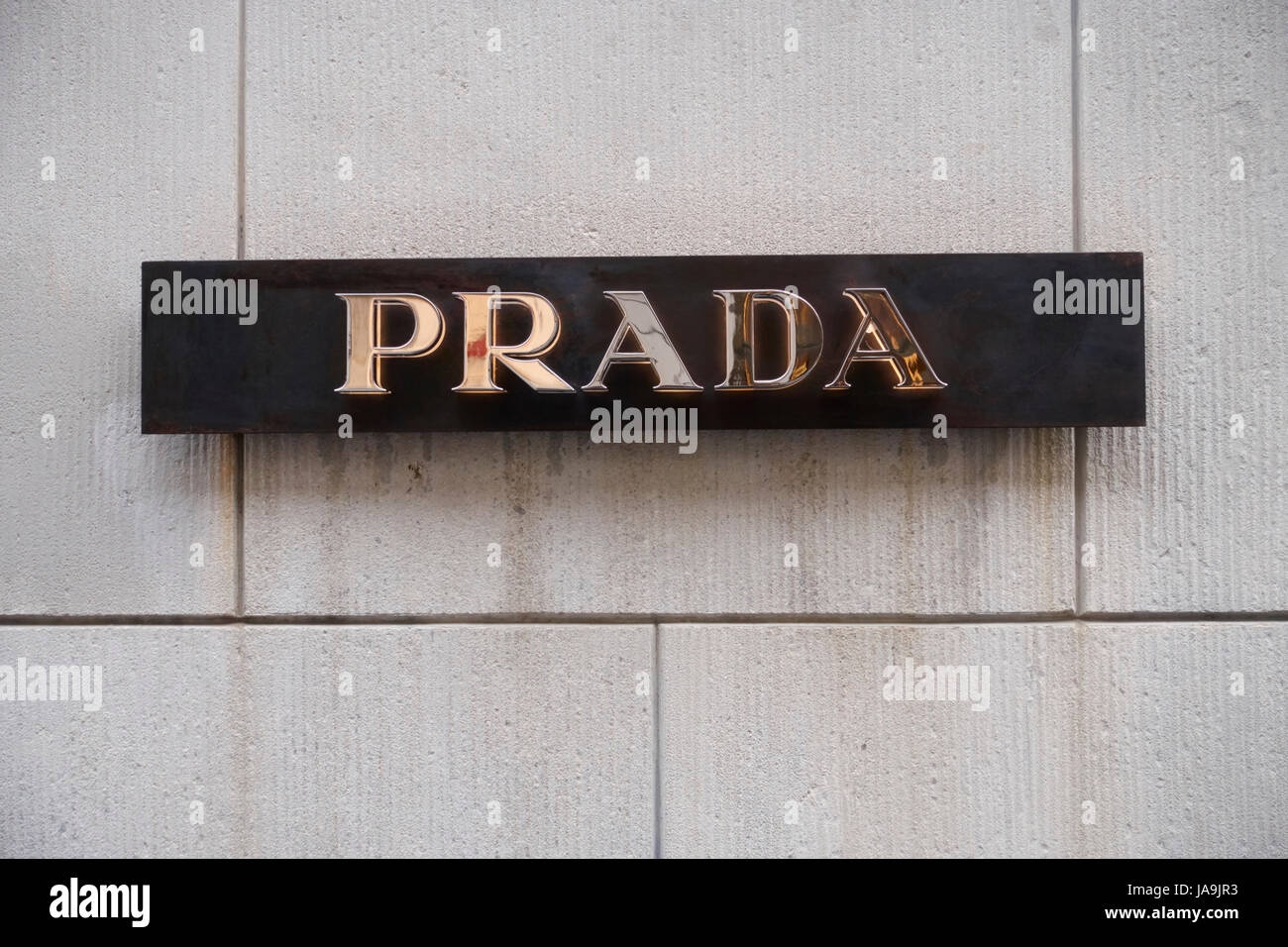 Prada logo hi-res stock photography and images - Alamy