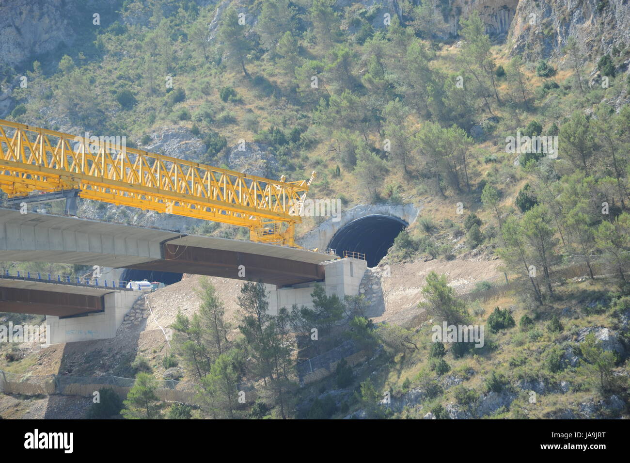bridge,cantilever method,concrete bridge,spain,(alicante Stock Photo ...