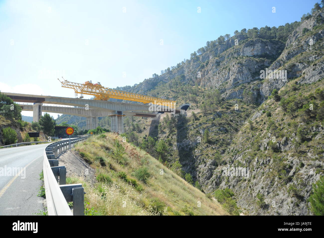 bridge,cantilever method,concrete bridge,spain,(alicante Stock Photo ...