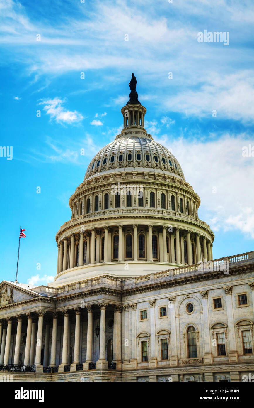 blue, famous, dome, attraction, usa, america, outdoor, capital, facade ...