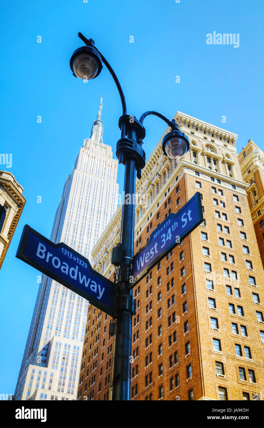 blue, tower, city, town, famous, usa, america, directions, corner ...
