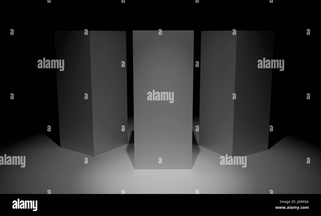 Abstract geometric object over Black and White Stock Photos & Images ...