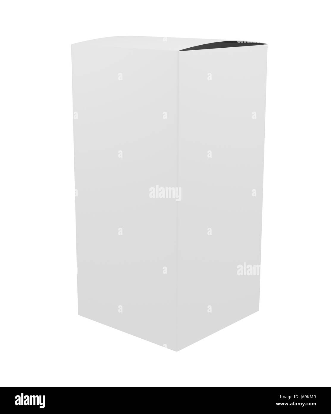 Box of merch or merchandise delivery box square cardboard box Black and ...