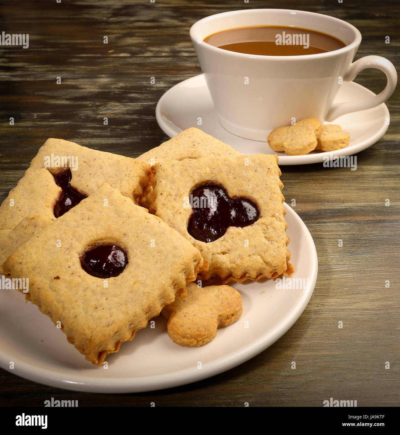 blue, biscuits, cookies, filbert, hazelnut, striped, food, aliment ...