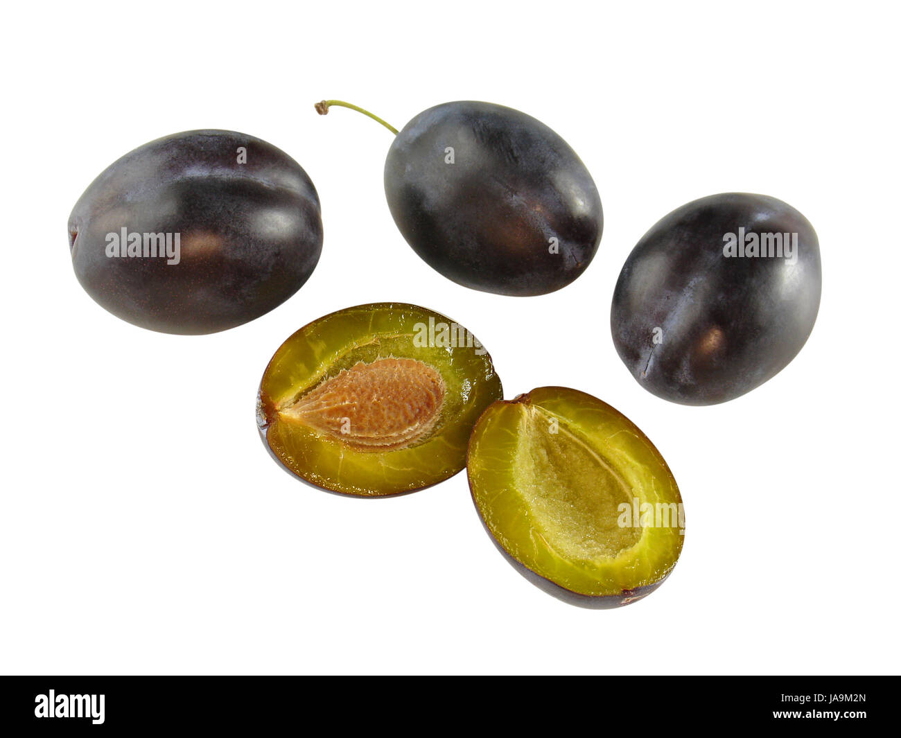 four plums - plums (optional Stock Photo - Alamy
