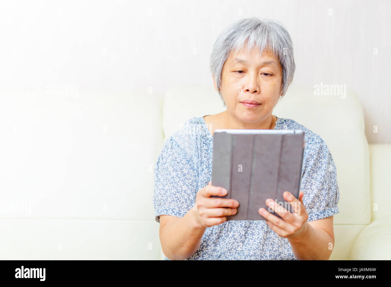 portrait, digital, chinese, technology, japanese, tablet, asian, aged ...