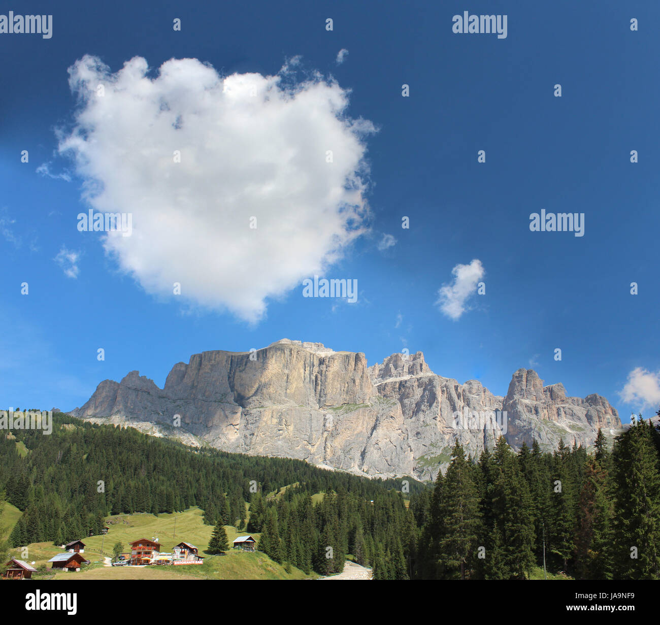 dolomites, south tyrol, summer, summerly, italy, blue, horizon, holiday ...