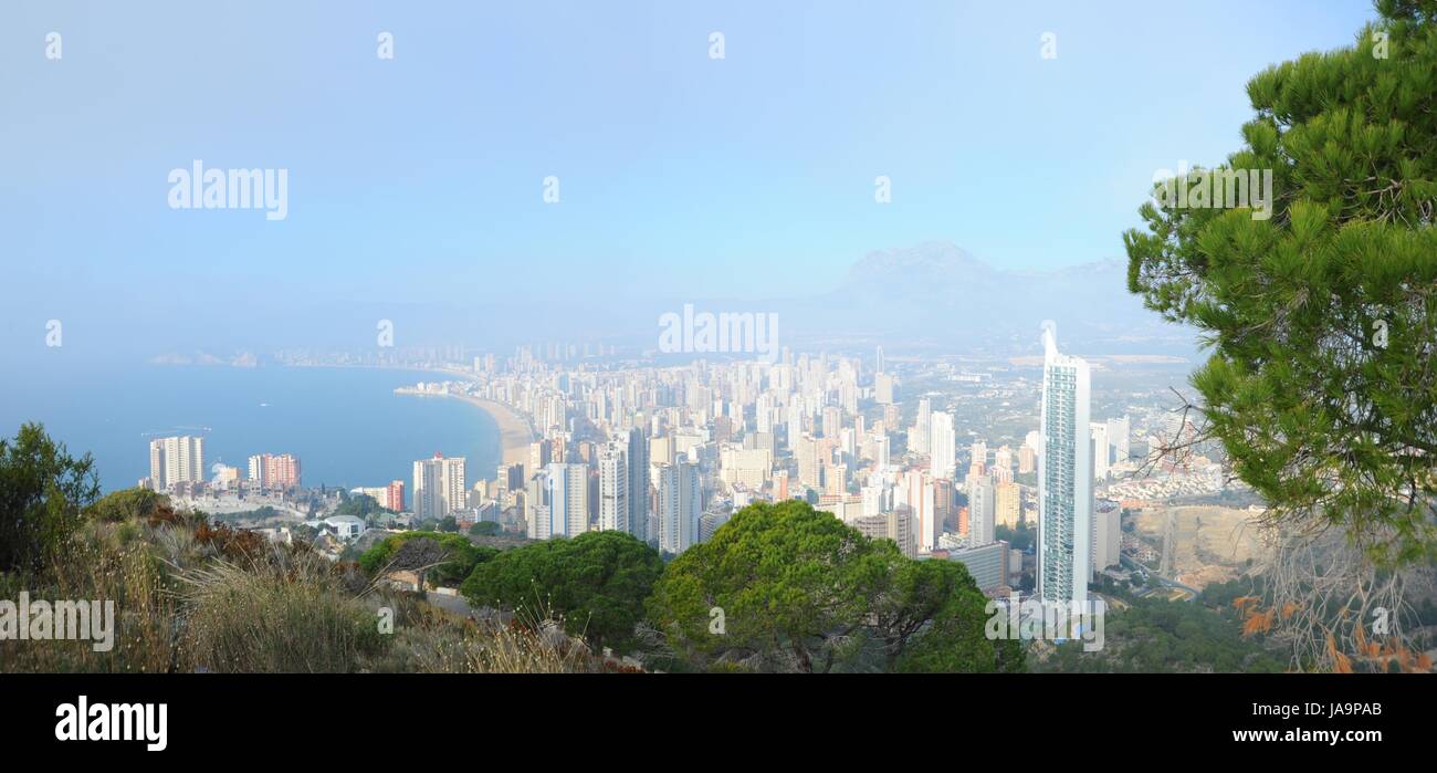 spain, skyline, hispanic, spanish, blue, humans, human beings, people ...