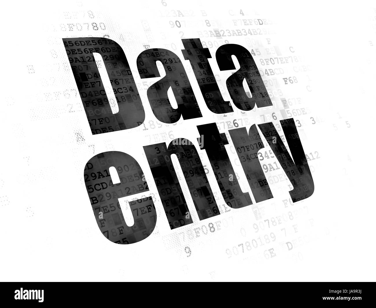 Data concept: Data Entry on Digital background Stock Photo - Alamy