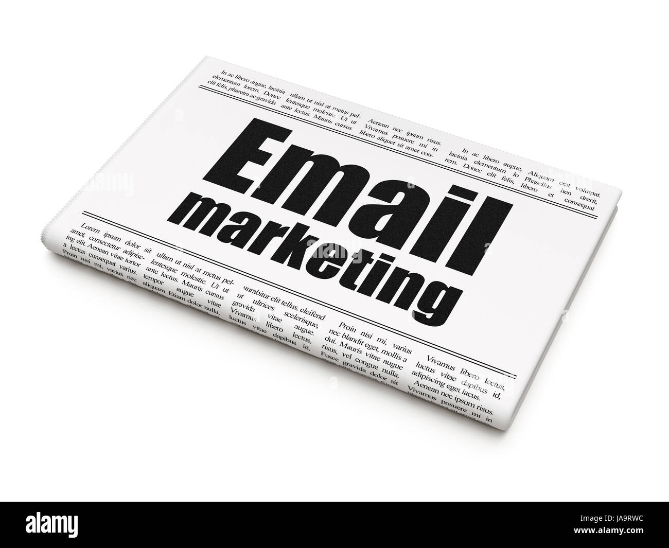 Email marketing campaign newsletter Cut Out Stock Images & Pictures - Alamy