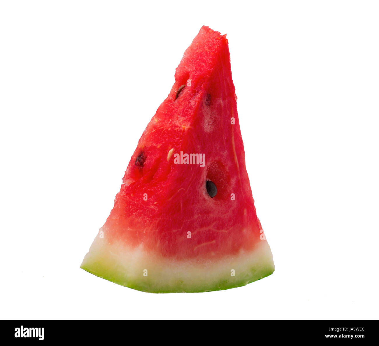 Watermelon Slice On White Background Stock Photo - Alamy