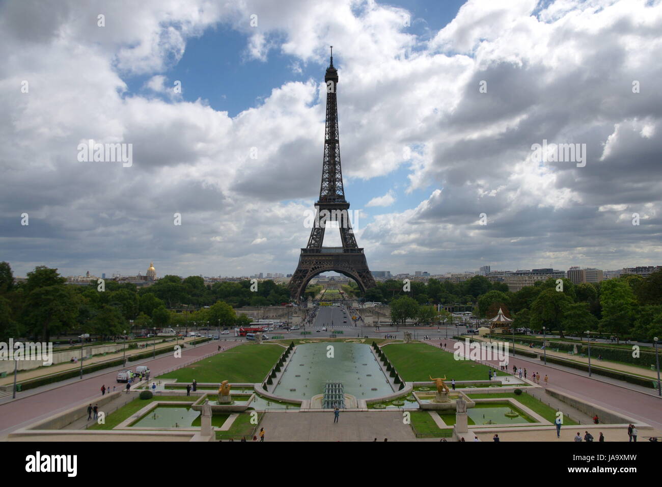 tower, paris, france, eiffel tower, firmament, sky, blue, humans, human ...