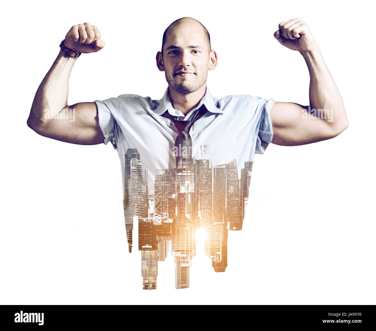 Strong muscular Cut Out Stock Images & Pictures - Alamy